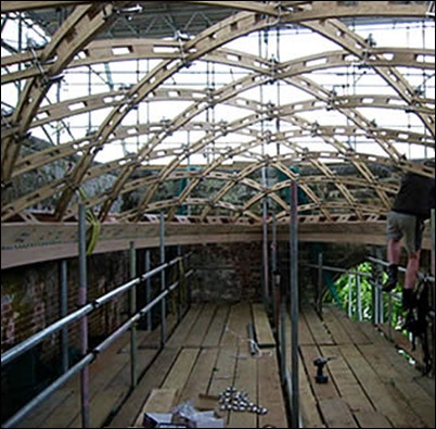 Wooden Structures: Wooden gridshell with glass - Gridshell ...